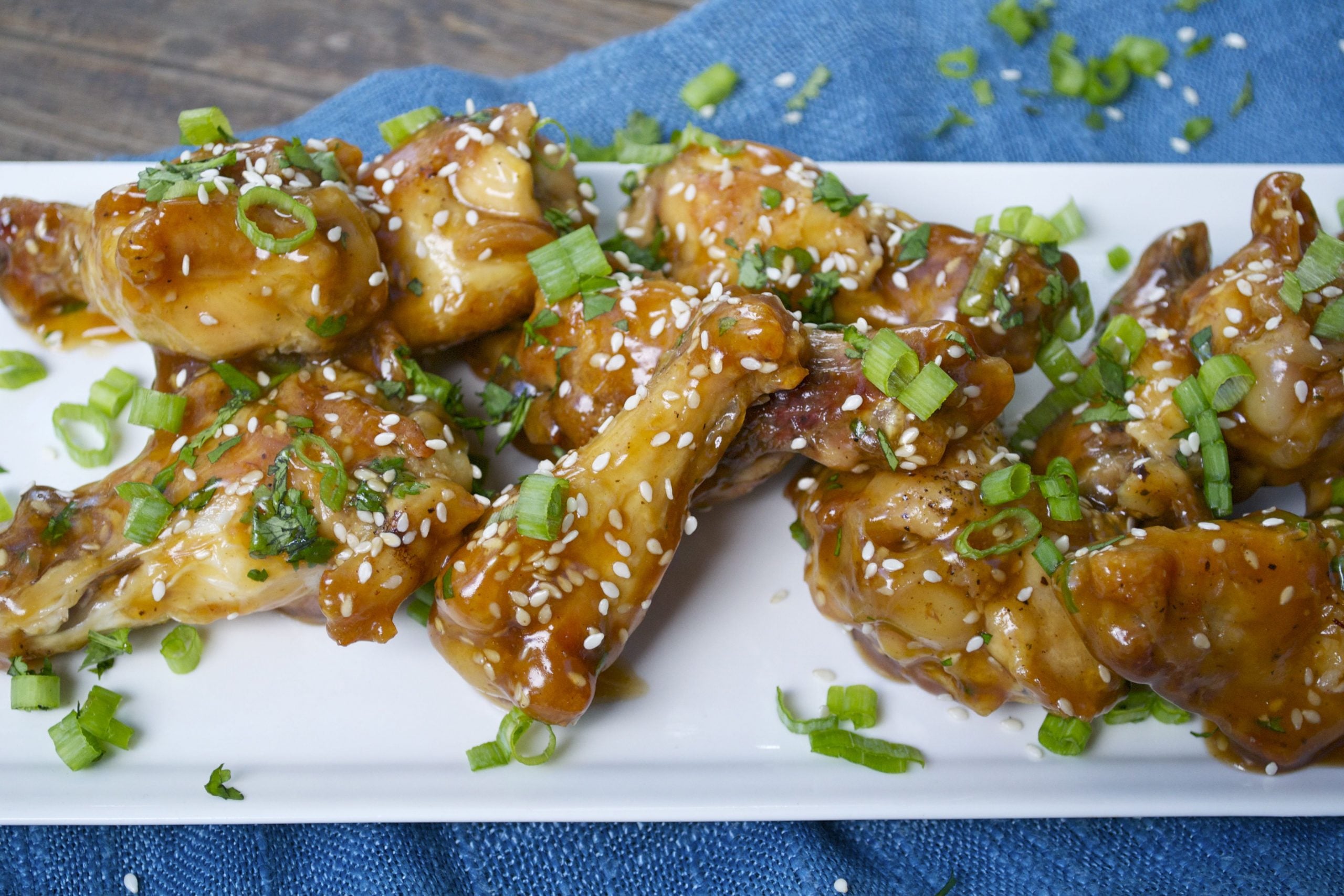 Teriyaki Chicken Wings (GF, DF, RSF) - A Dash of Megnut