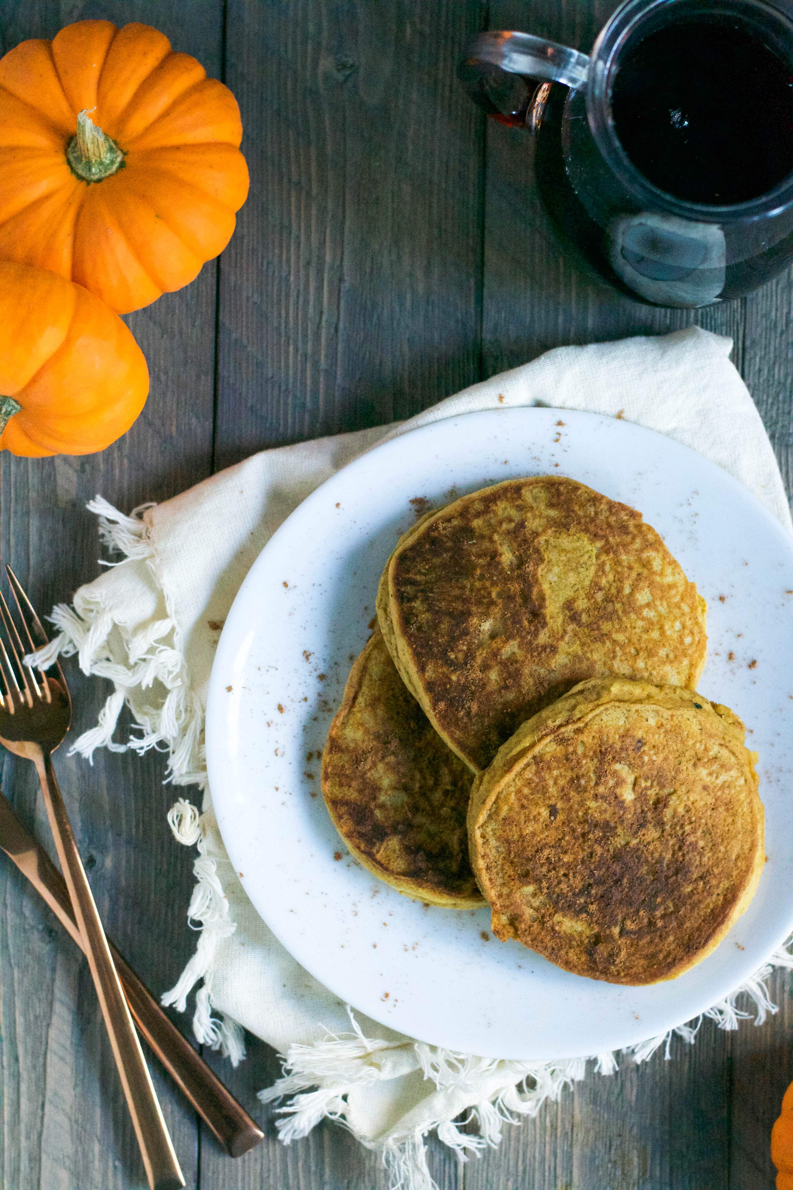Pumpkin Spice Pancakes Vegan | The Cake Boutique