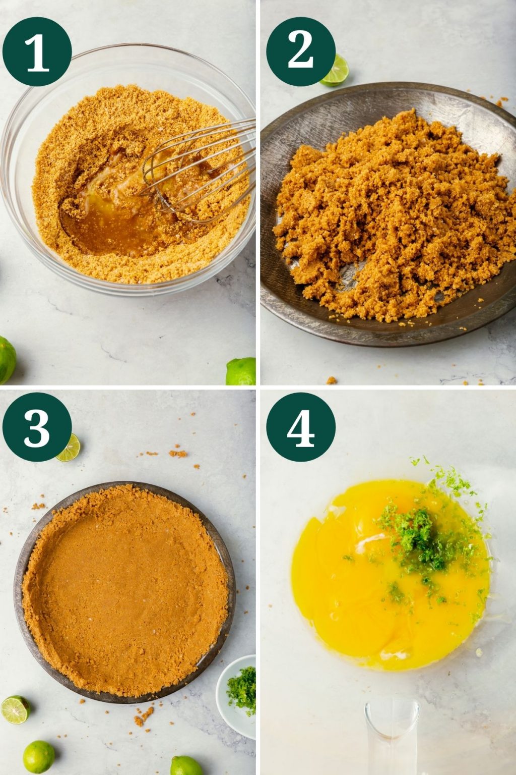 The BEST Gluten-Free Key Lime Pie - A Dash of Megnut