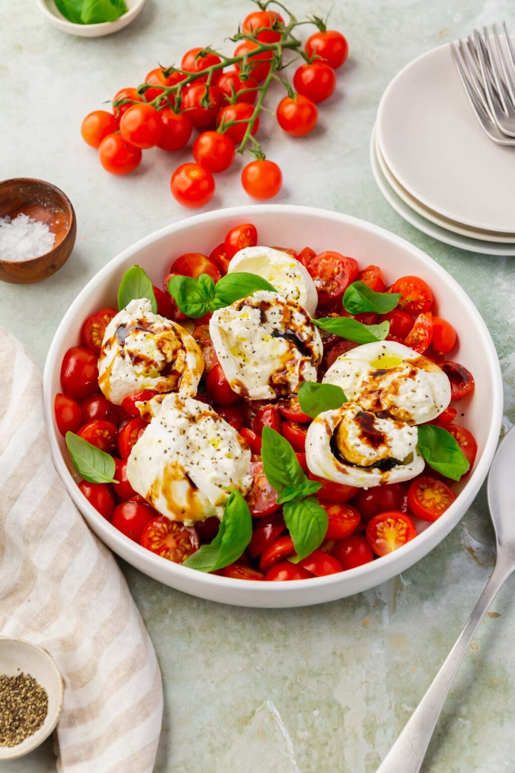 Burrata Caprese (Ready in 5 Minutes!)