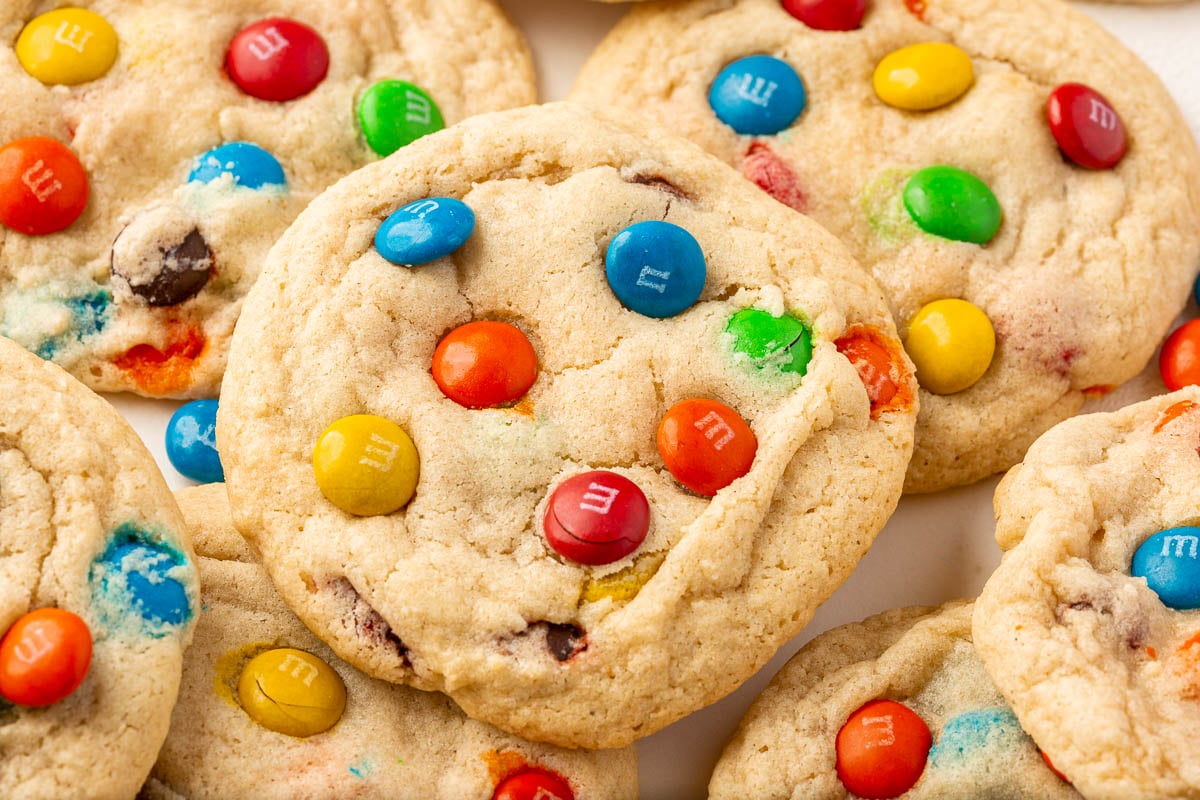 Gluten-Free M&M Sugar Cookies
