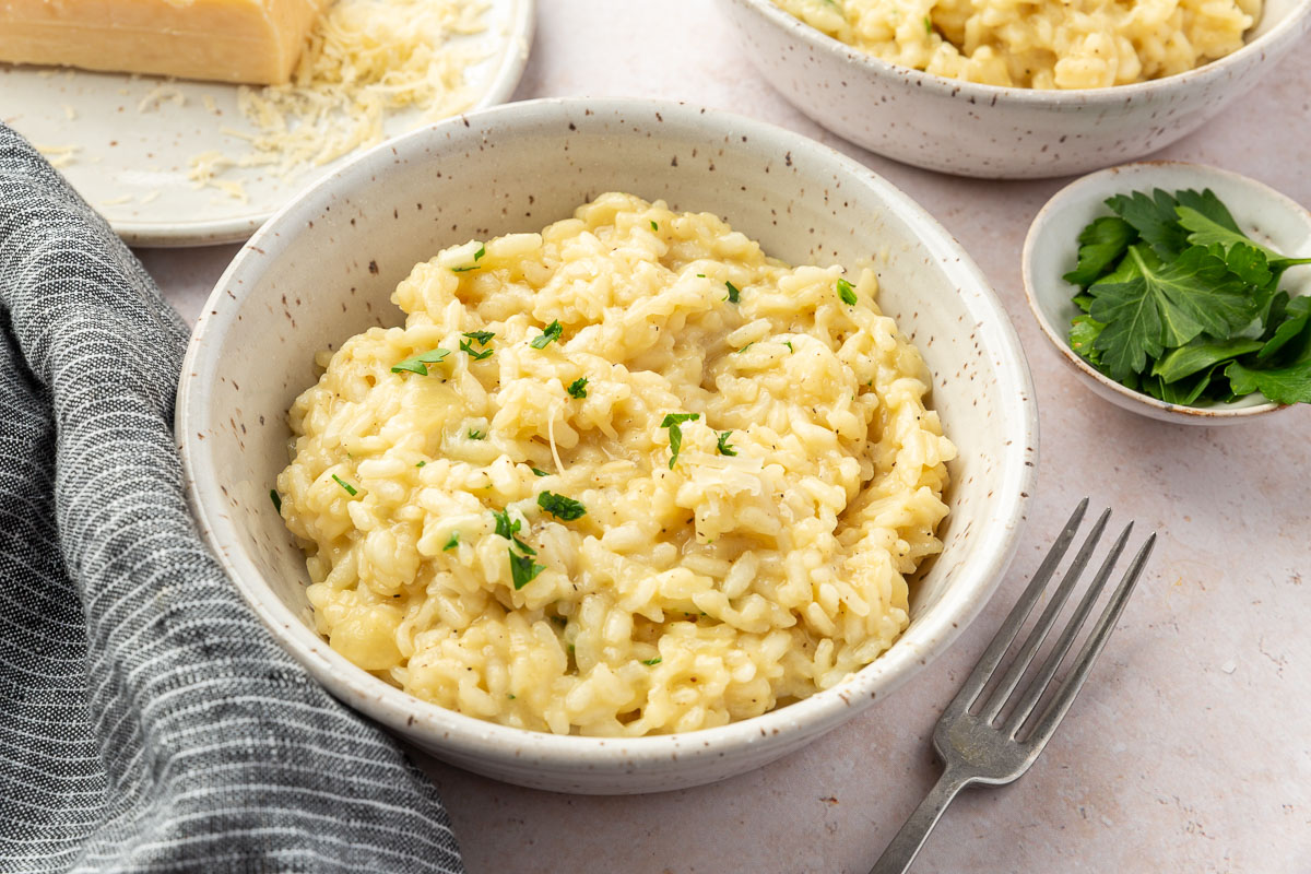 Gluten-Free Risotto - A Dash of Megnut
