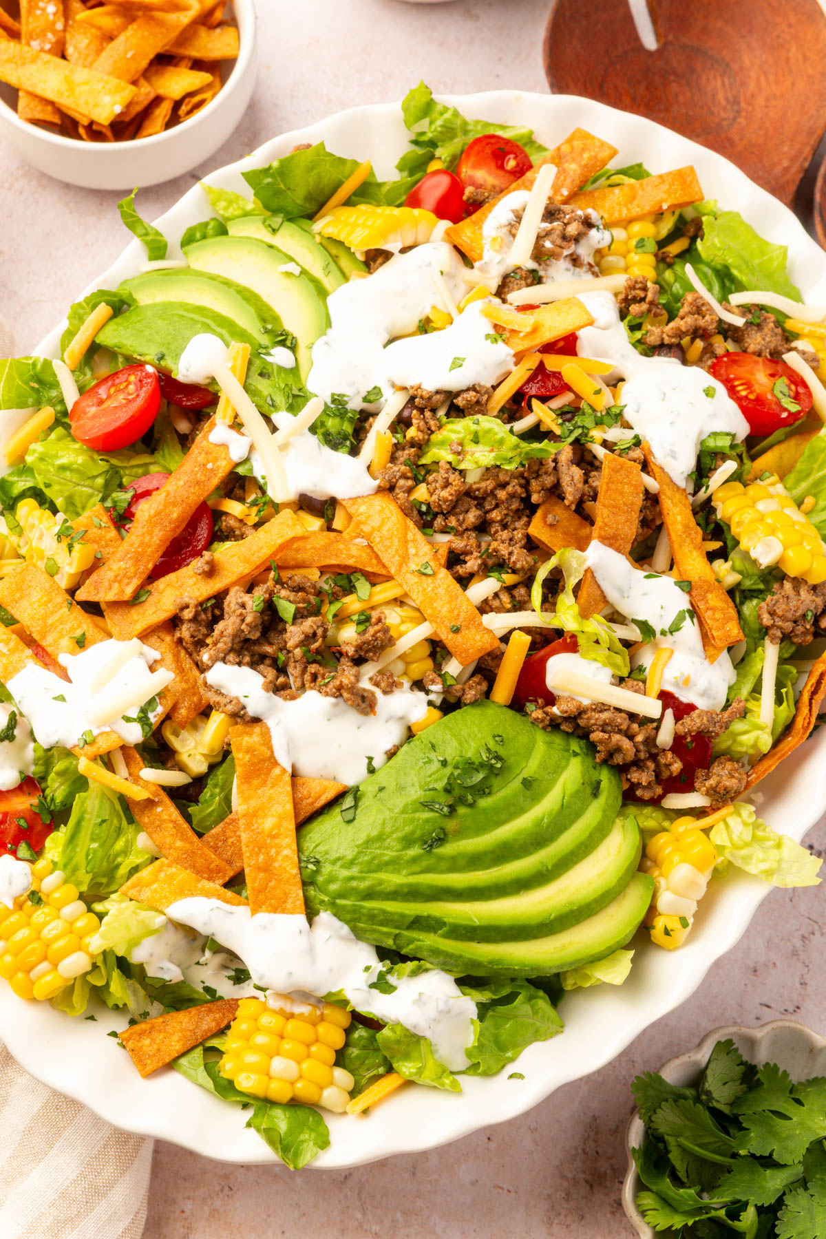 Gluten-Free Taco Salad - A Dash of Megnut