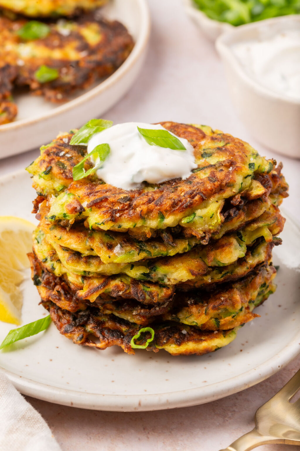 Gluten-Free Apple Fritters - A Dash of Megnut